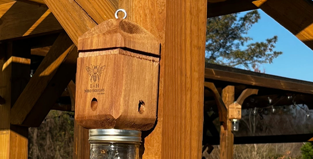 Carpenter bee traps – E&H Wood Designs